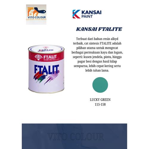 Jual Cat Minyak Ftalit 158 Lucky Green (1kg) - Jakarta Barat - Vito ...