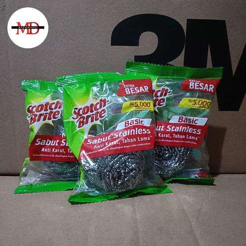 Jual 3M Sabut Cuci Piring Stainless Sabut Kawat Scotch brite 3M lebih ...