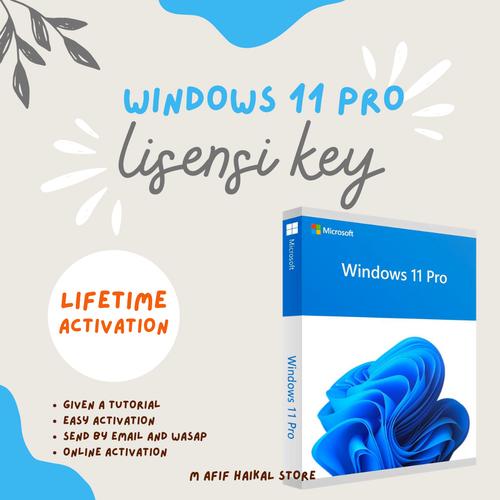Jual Aktivasi Lisensi Product Key WINDOWS 11 Pro License Key - Key ...