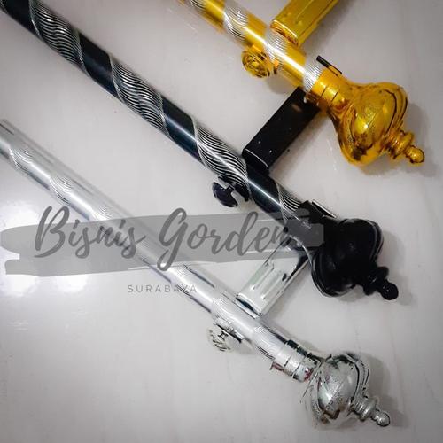 Jual TIANG / BATANG / REL / TONGKAT BESI ROLLET FULL SET GORDEN UK 1 ...