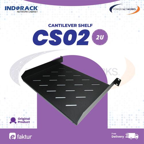 Jual INDORACK CS02 CANTILEVER SHELF 1U Depth 350mm TATAKAN WALLMOUNT RACK - Kota Semarang ...