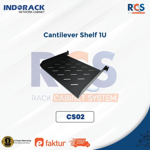 Jual INDORACK - CS02 Cantilever 1U Depth 350mm 19" - Jakarta Pusat - Rack Cabinet System | Tokopedia
