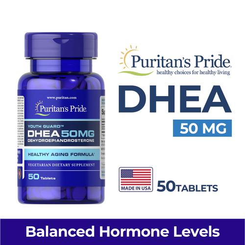 Jual Puritan Pride DHEA 50mg 50 isi Tablet untuk Stabilitas Hormon ...