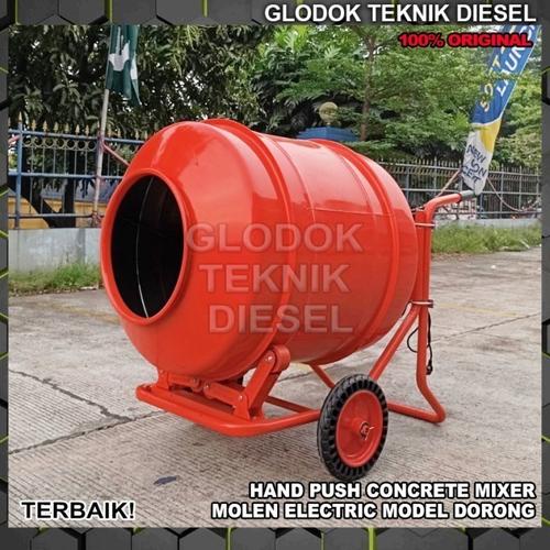 Jual Mesin Molen Dorong Elektrik 350 LITER + Penggerak Dinamo Motor ...