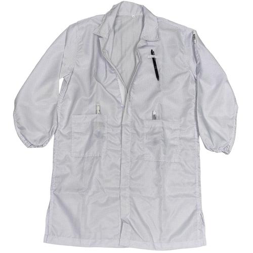 Jual ESD Antistatic Cleanroom Smock, Check | Jas Baju Ruang Bersih ESD ...