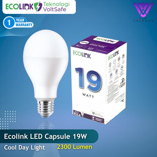 Jual Ecolink LedBulb Lampu Bohlam E27 19W - Cool Day Light dan Warm ...
