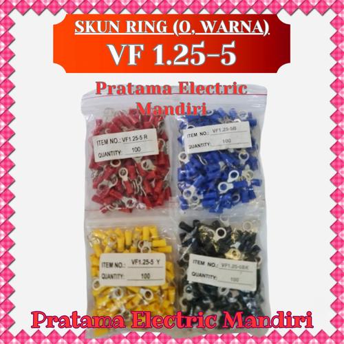 Jual Skun Kabel isolasi Ring 1,25-5 Scun Cable Ring 1.25-5 Warna ...