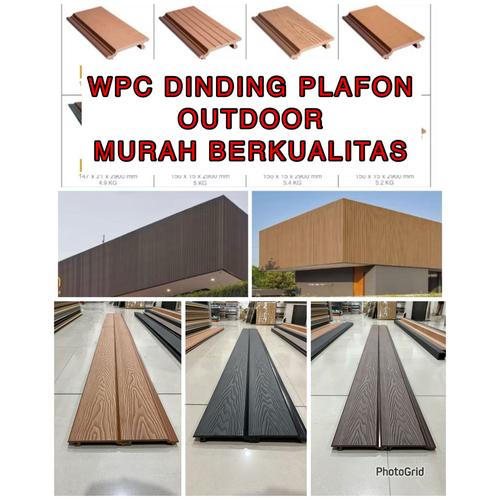 Jual WPC dinding outdoor wallpanel cladding wpc panel - C147B COFFEE ...