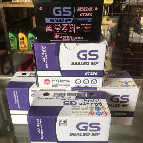 Jual Aki Motor Kering / Battere GS GTZ5S KPH Original - Kota Medan ...