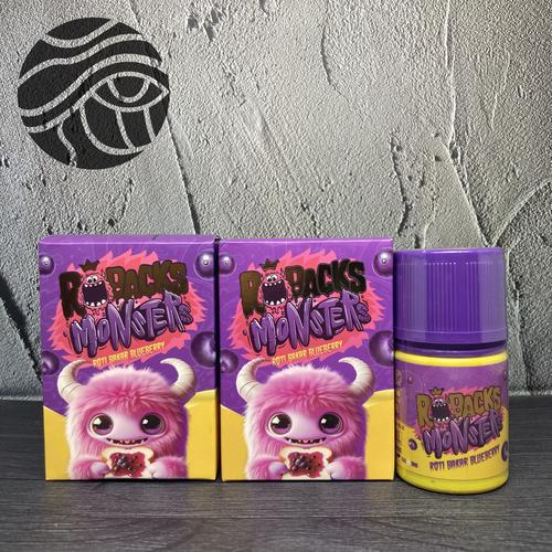 Jual Robacks Monster Roti Bakar Blueberry 60ML - Liquid Ro Backs Robaks ...