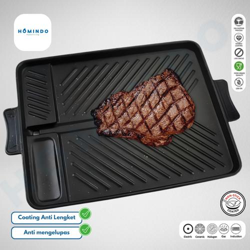 Promo BBQ GRILL PAN Alat bakar bakaran / panggangan/ pemanggang Anti ...
