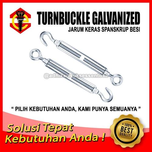 Jual Galvanis / Spanskrup M12 / Turnbuckle 1/2" / Jarum Keras 12 MM ...