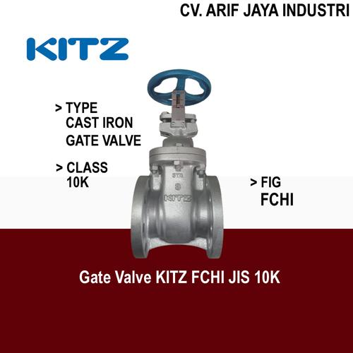 Jual Gate valve KITZ FCHI flange JIS 10K size 2-1/2 inch - Kota ...
