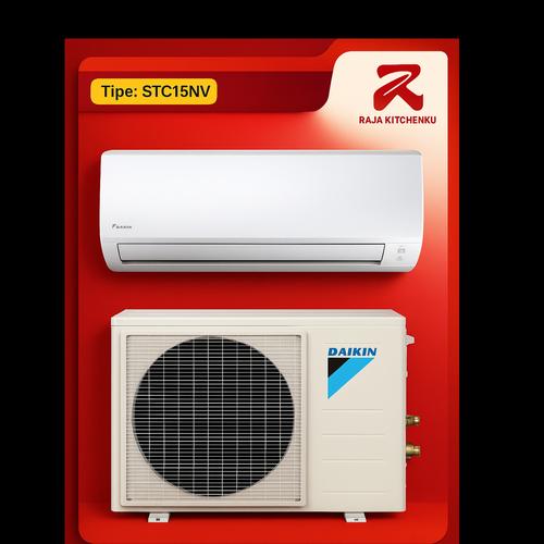 Jual AC Daikin 3/4 PK Thailand STC20NV (FTC20NV14 indoor/ RC20NV14 ...