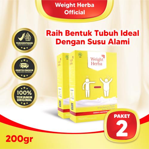 Jual Weight Herba 2 Box - 200g ( Susu Penambah Nafsu Makan dan Berat ...