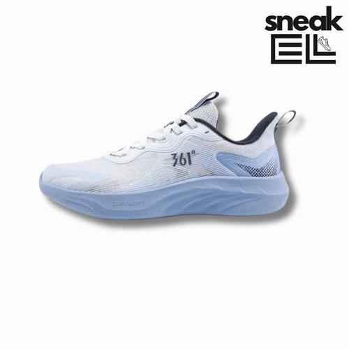 Jual 361° Fashion Simple Wear Resistant Breathable Low-Top Gray Blue ...