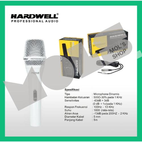 Jual [ READY STOCK ] Hardwell PRO 8 / PRO8 Original Mic Kabel High ...