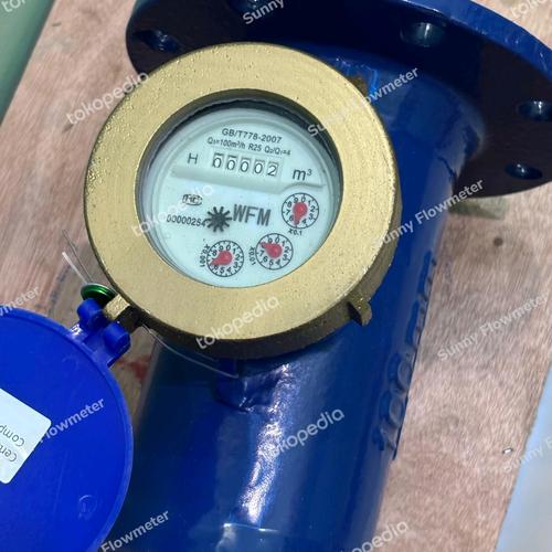 Jual Water meter 4 inch dn 100 mm - meteran air bersih 4 inch dn 100 mm ...