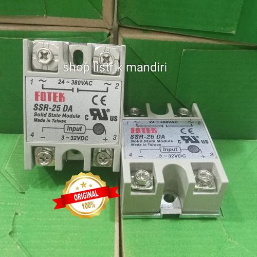 Jual FOTEK SSR 25DA SOLID STATE RELAY SSR-25 DA original - Jakarta Barat - shop listrik mandiri ...