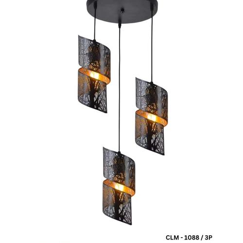 Jual lampu minimalis retro lampu isi 3 lampu gantung modern hias ...