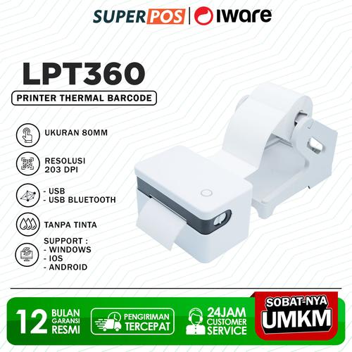 Jual Printer Thermal Label Barcode 80mm Iware Lpt360 - Jakarta Pusat ...
