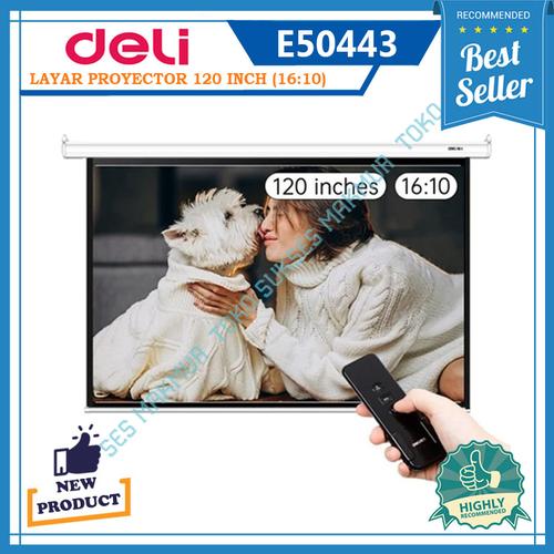 Jual Deli Projection Screen 120" E50443-EU Layar Proyektor 3D Playback ...