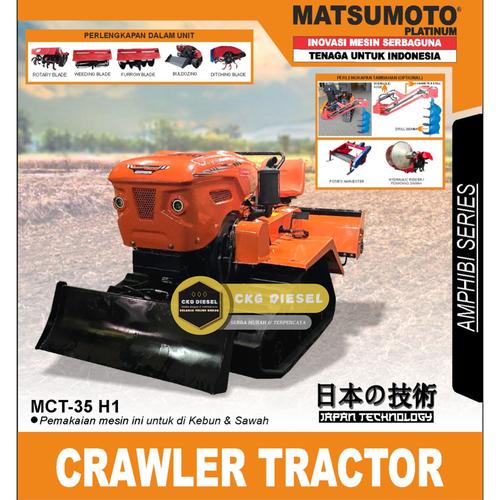Jual Traktor Amfibi / Crawler Tractor MATSUMOTO MCT 35 H1 [ BOOK FEE ...