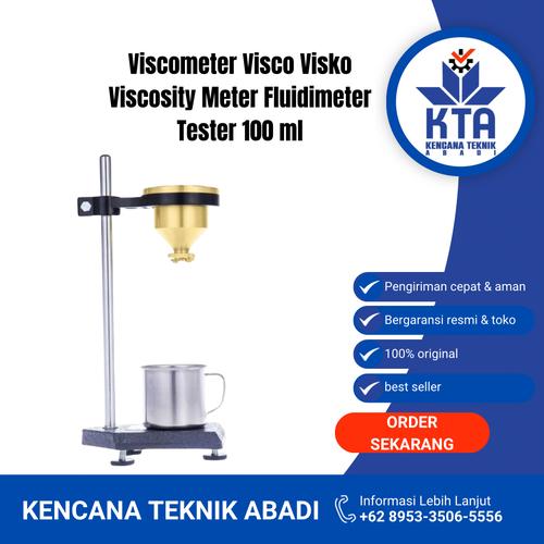 Jual Viscometer Visco Visko Viscosity Meter Fluidimeter Tester 100 ml ...
