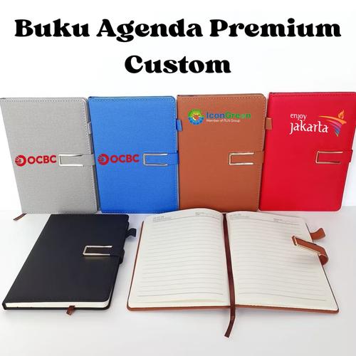 Jual Buku Agenda a5 premium custom logo/buku agenda custom/notebook a5 ...