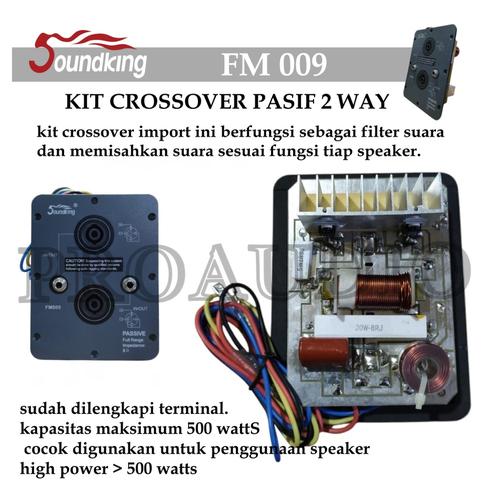 Jual CROSSOVER PASIF 2 WAY SOUNDKING FM 009 / FM009 KIT ORIGINAL CROSOVER SOUNDKING FM-009 low ...