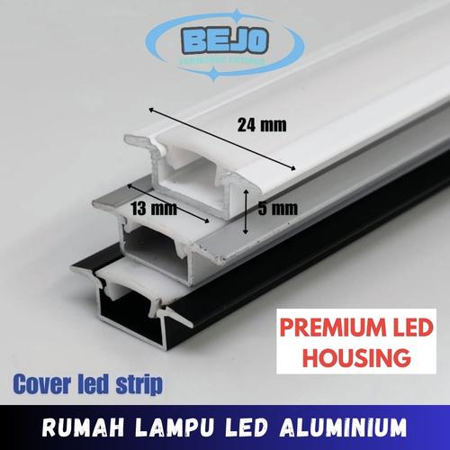 Jual Cover LED Strip Aluminium PREMIUM / Rumah Lampu LED Strip ...