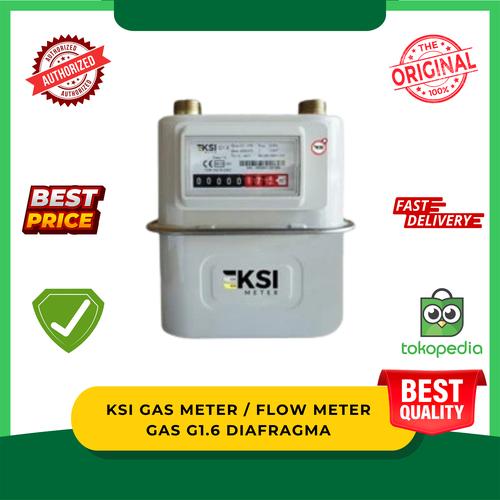 Jual GAS METER / FLOW METER GAS G1.6 DIAPHRAGMA MERK KSI + RESIDENTIAL DIAPHRAGM GAS METER ...
