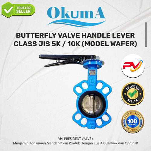 Jual 8" BUTTERFLY VALVE JIS 10K BESI CAST IRON DISC STAINLESS STEEL ...