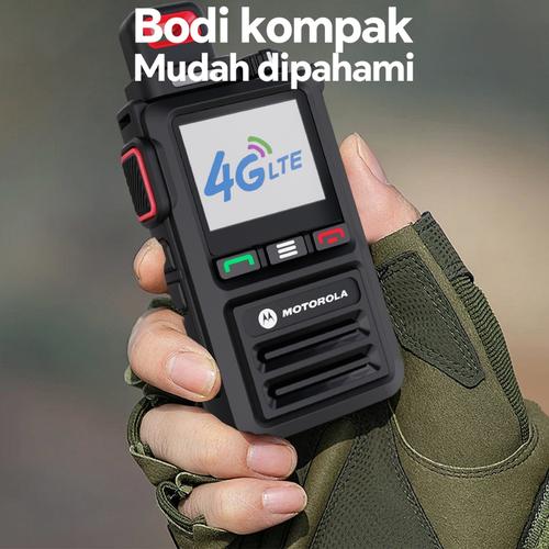 Jual Walkie Talkie HT Motorola POC T68 4G Jarak Jauh 5000 km Sim Card ...
