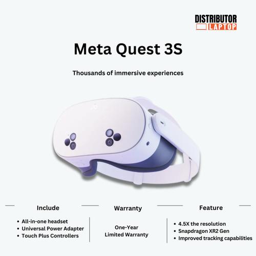 Promo Meta Quest 3S & 3 / Oculus VR Virtual Reality Headset Metaverse ...