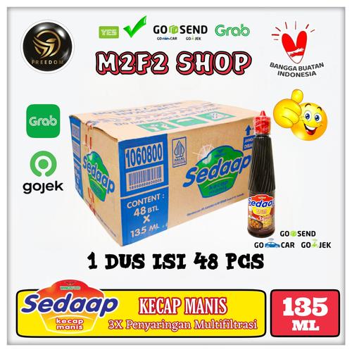 Jual Sedaap Kecap Manis Botol Kecil Plastik Pet - 135 ml Harga Karton ...