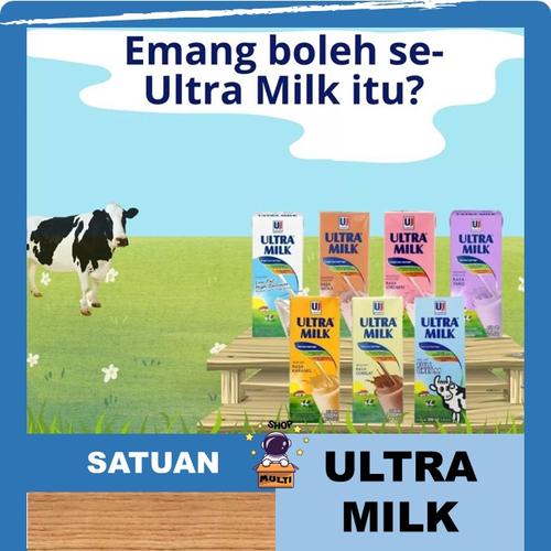 Jual SATUAN SUSU ULTRA MILK 125/200/250 ML UHT LOW FAT - 200ML KARMEL ...