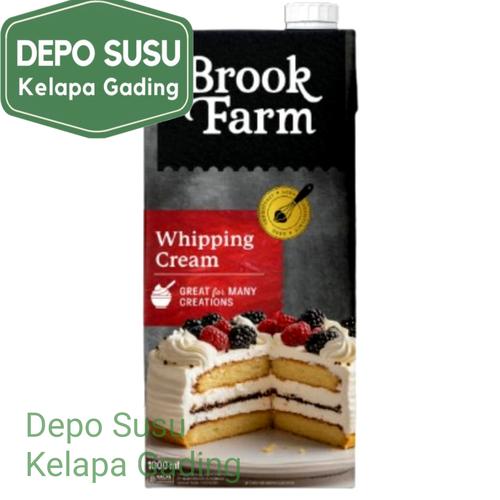 Jual Brookfarm Whipping Cream Whip Krim 1L 1000ml 1 Liter Pasteurisasi ...
