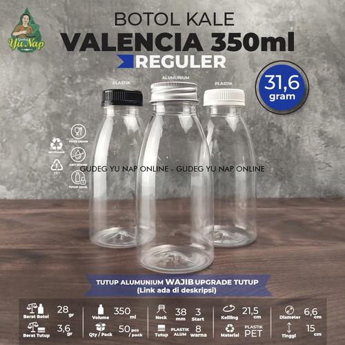 Jual Botol Kale VALENCIA 350 ml - Fresh Juice Jus Plastik Bottle 350ml ...