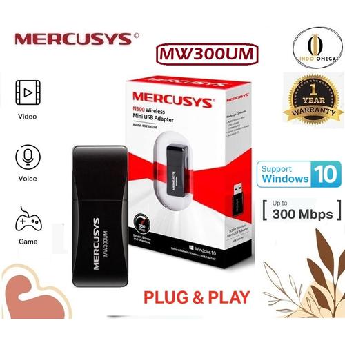 Jual Mercusys MW300UM USB Adapter N300 Wireless Mini USB Adapter ...