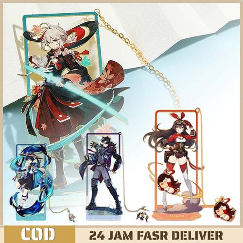 Jual Bookmark Genshin Metal Pembatas Buku Genshin Impact Pembatas Buku ...
