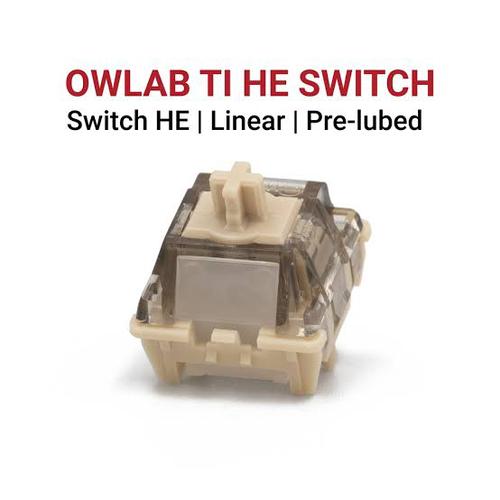 Jual OWLab Ti HE Switch - MAGNETIC HALL EFFECT keyboard switch for hall ...