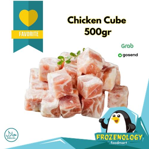 Jual Chicken Cube 500gr / Daging Ayam Saikoro Cubes 500gr - Ayam Cube ...