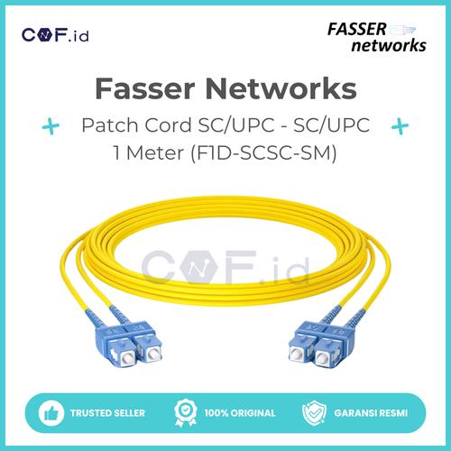 Jual Fasser Network Patch cord SC/UPC-SC/UPC 3Meter F3D-SCSC-SM - Kota ...
