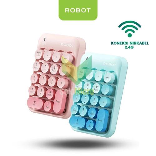 Jual ROBOT RK02 Keyboard Numeric Wireless Tanpa Kabel Koneksi 2.4G ...