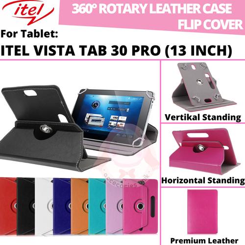 Jual Itel Vista Tab 30 Pro 13 Inch Rotary Case Leather Flip Casing Book ...
