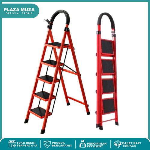 Jual [[LANGSUNG KIRIM]] Tangga 3/4/5/6 Step Rumah Lipat Tangga Besi Lipat Household Steel Ladder ...