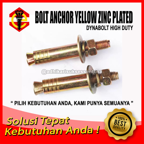 Jual HIGH DUTY 16 MM / Dynabolt M16x80 / Sleeve Anchor Bolt M16 ...