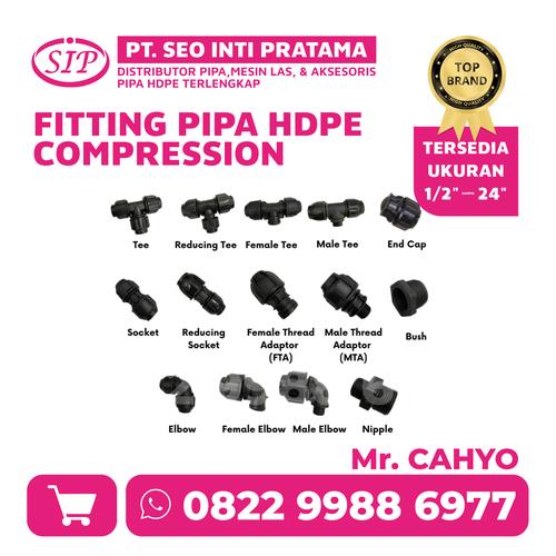 Jual Sock lurus pipa hdpe - shock lurus pipa hdpe 4 inch - coupler hdpe ...