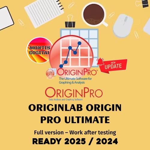 Jual DVD Origin Pro 2025 2024 SR1 OriginLab Full Software data analysis dan graphing - ORIGIN ...